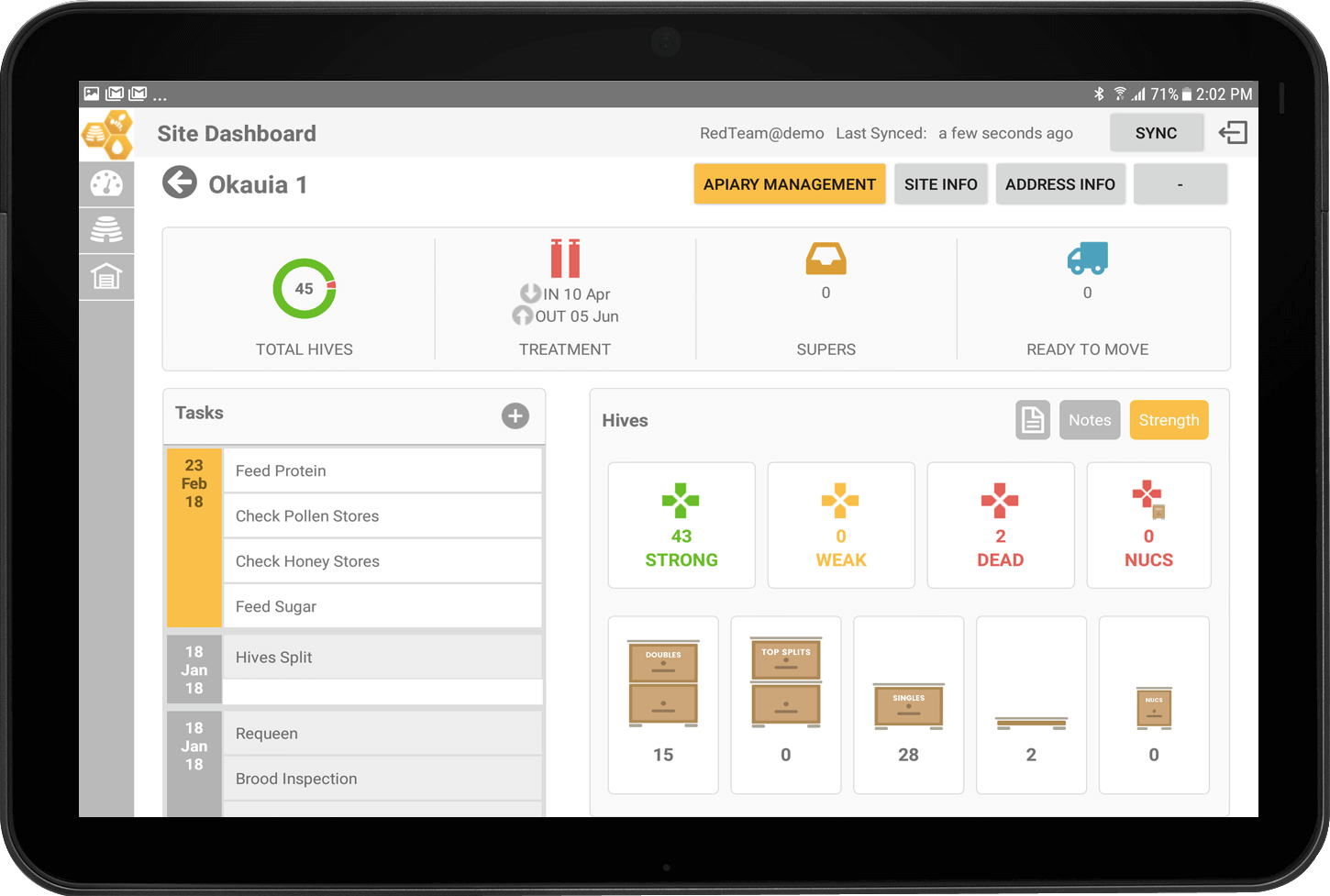 Beekeeper Software Features | MyApiary